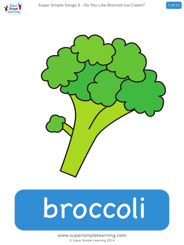 Do You Like Broccoli Ice Cream Flashcards | PDF | Foods | Cuisine