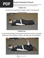 Mckenzie Method Exercises | PDF | Anatomical Terms Of Motion | Human ...
