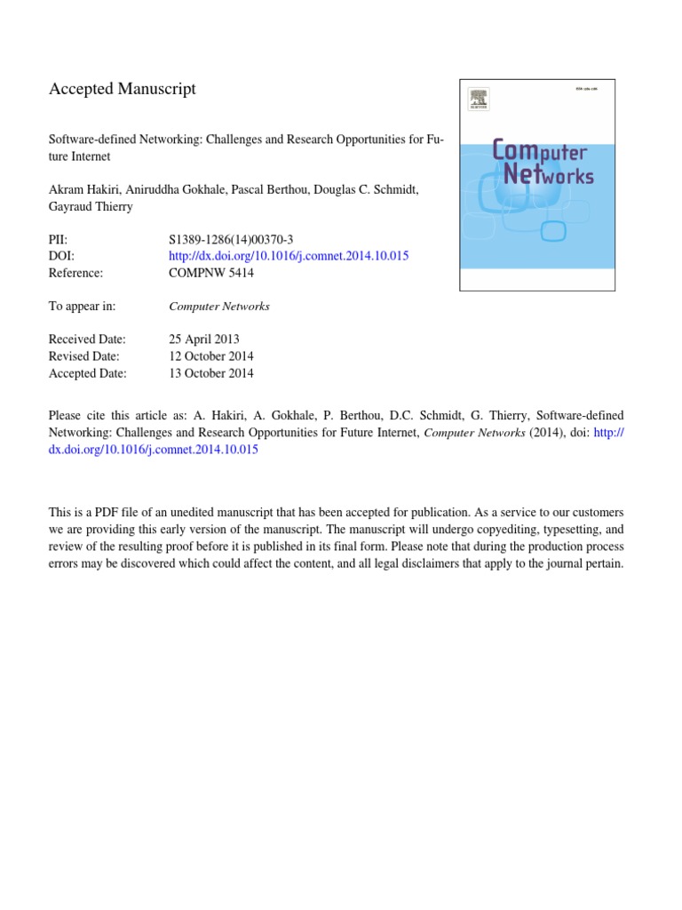 Hakir I 2014 | PDF | Routing | Computer Network