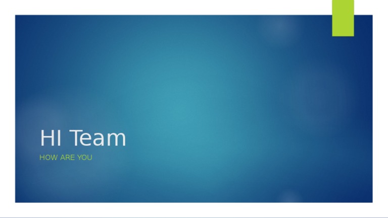 Team Communication Update | PDF