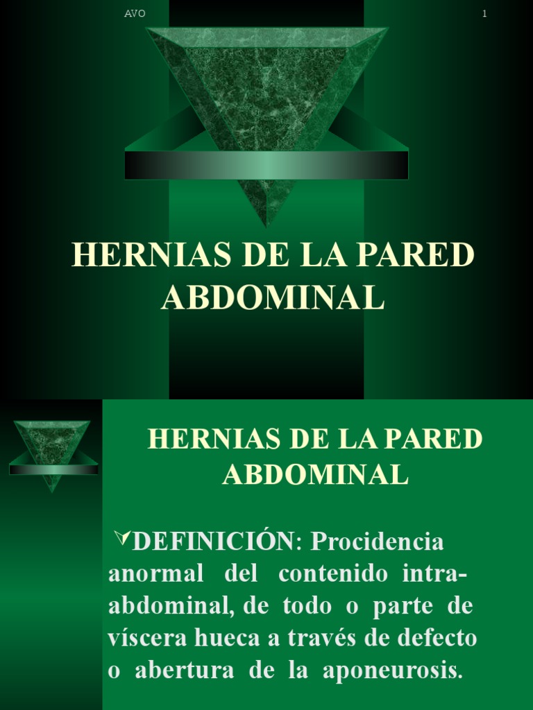 Hernias de La Pared Abdominal | PDF | Abdomen | Especialidades Medicas