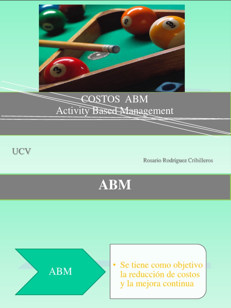 Costos Abm ABC PDF | Presupuesto | Jerga corporativa