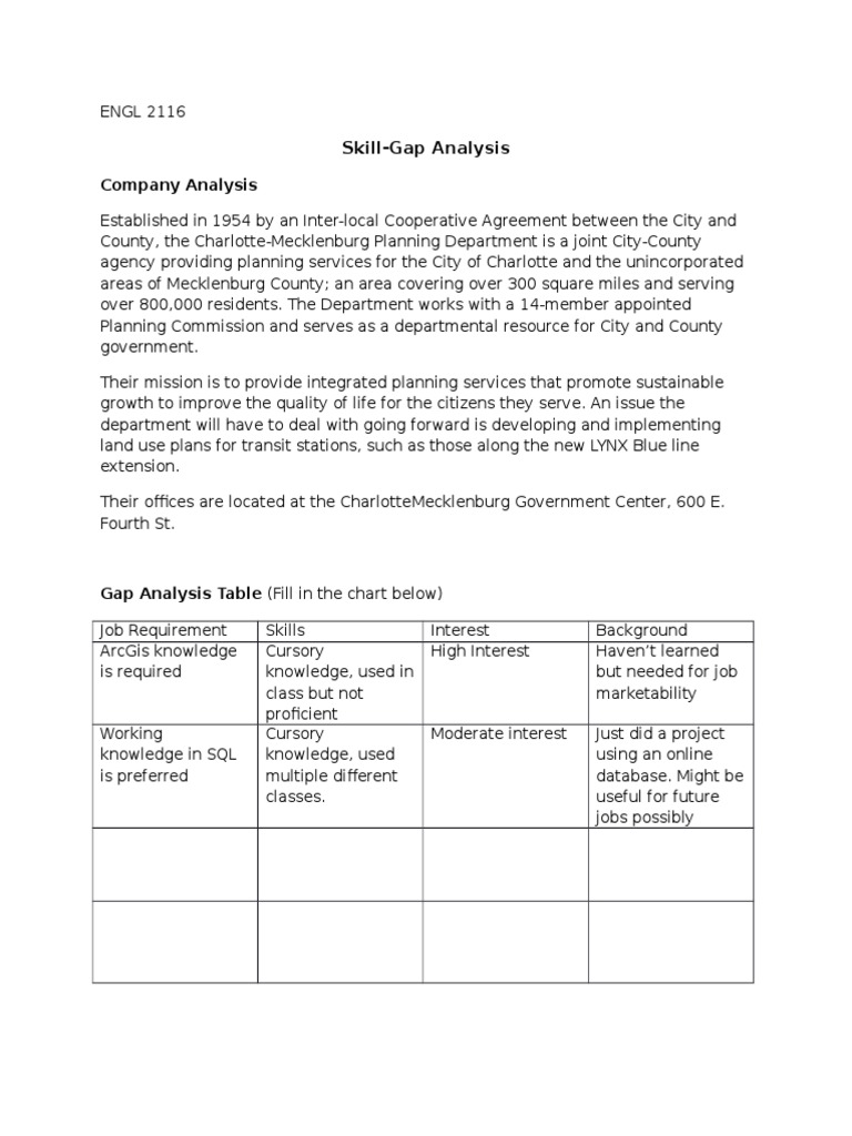 GIS Skill-Gap Analysis for Planning | PDF | Arc Gis | Information ...
