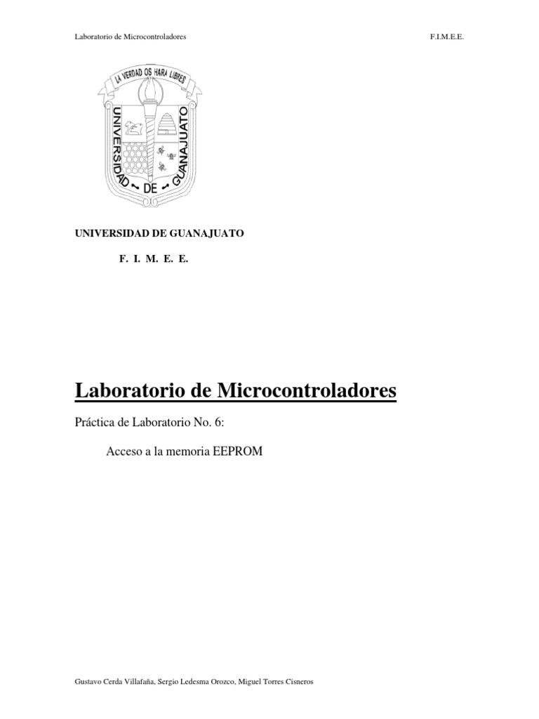 Accseso A La Eeprom Pic 16f883 | PDF | Microcontrolador | Memoria del ...