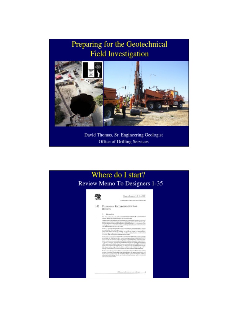 Intro To Field Investigation | PDF