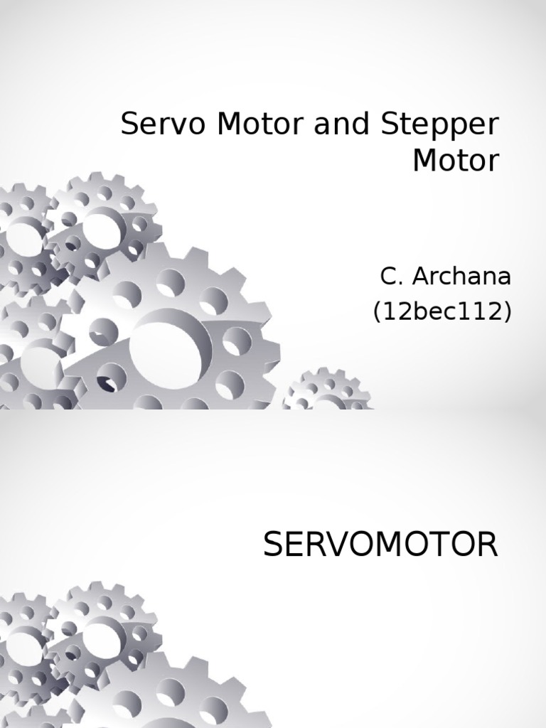 Servo Motors | PDF | Servomechanism | Systems Theory