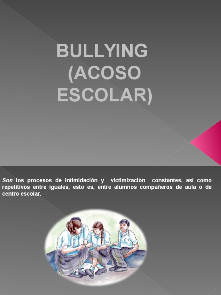 Prevencion Del Acoso Escolar (Bullying) | PDF | Ciencias del ...