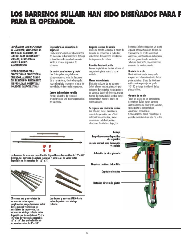 Sullair MRD50 | PDF | Herramientas | Neumático