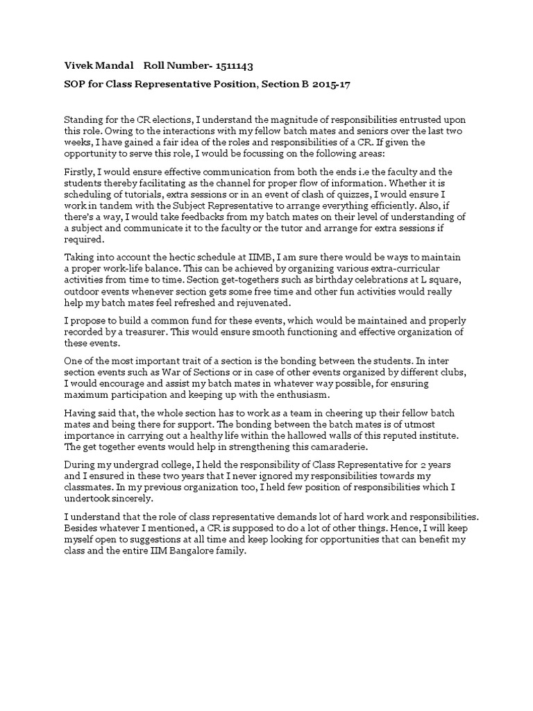 Sop - CR | PDF | Behavior Modification | Learning