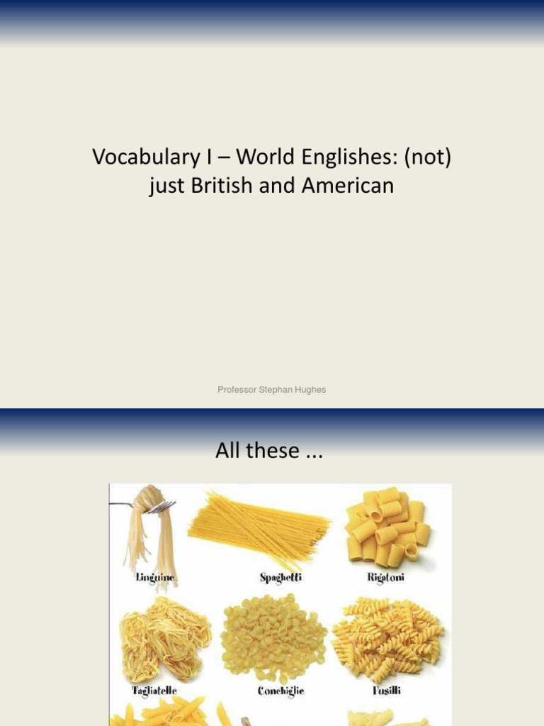 World Englishes | PDF | Jargon | English Language
