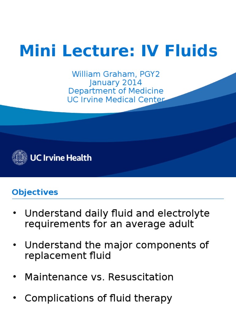 IV Fluids | PDF | Self-Improvement | Science & Mathematics