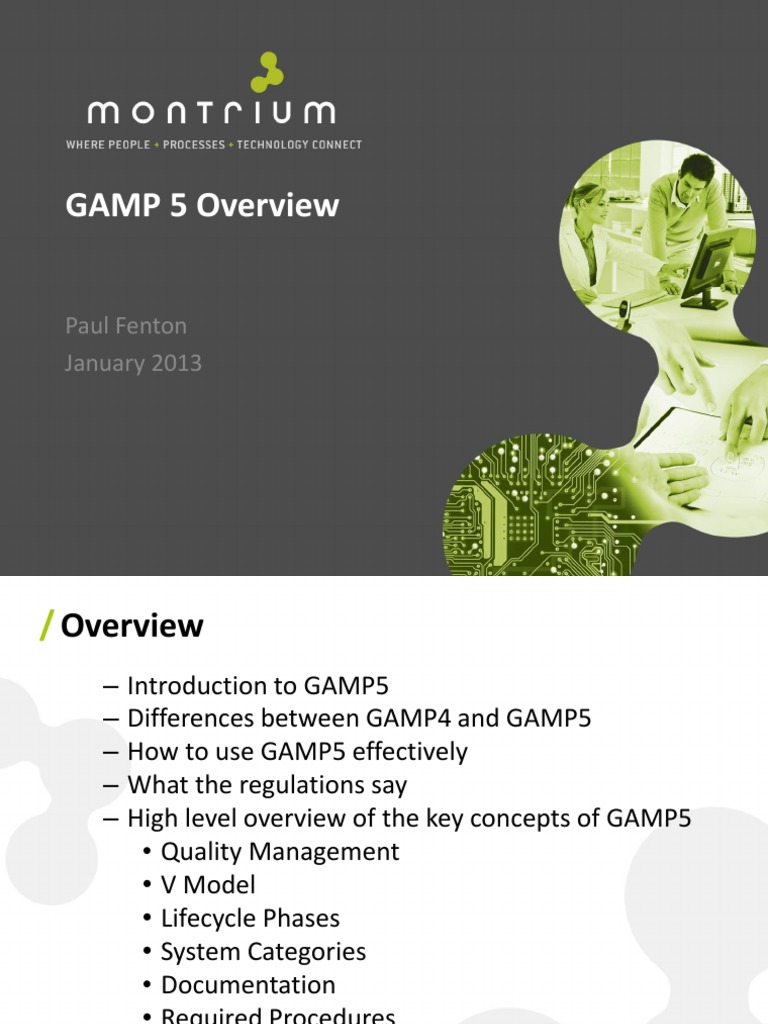 GAMP 5 Overview | PDF | Risk Management | Risk