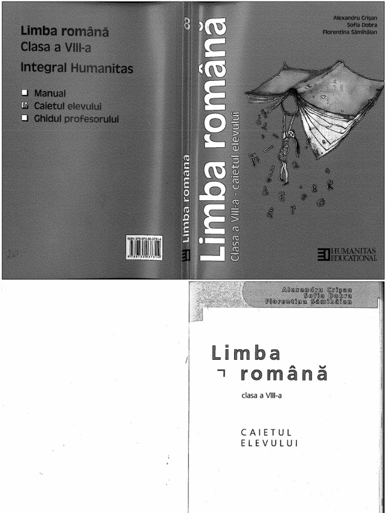 Romana - Caietul Elevului | PDF