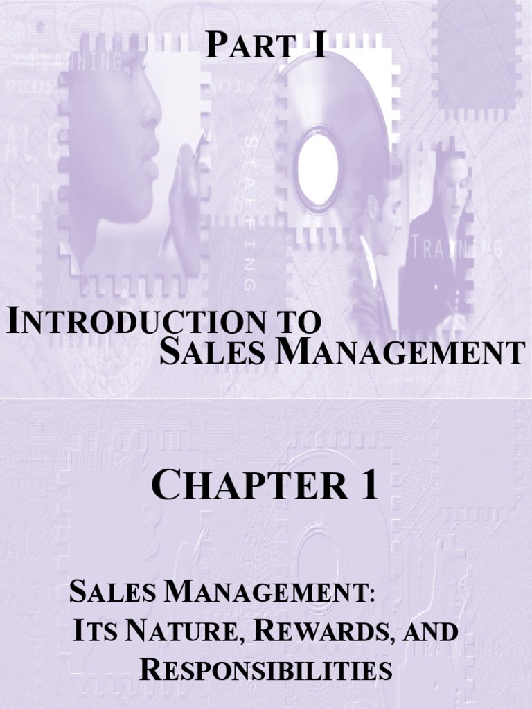 Chapter 1 Introduction To Sales Management | PDF | Sales | Goal