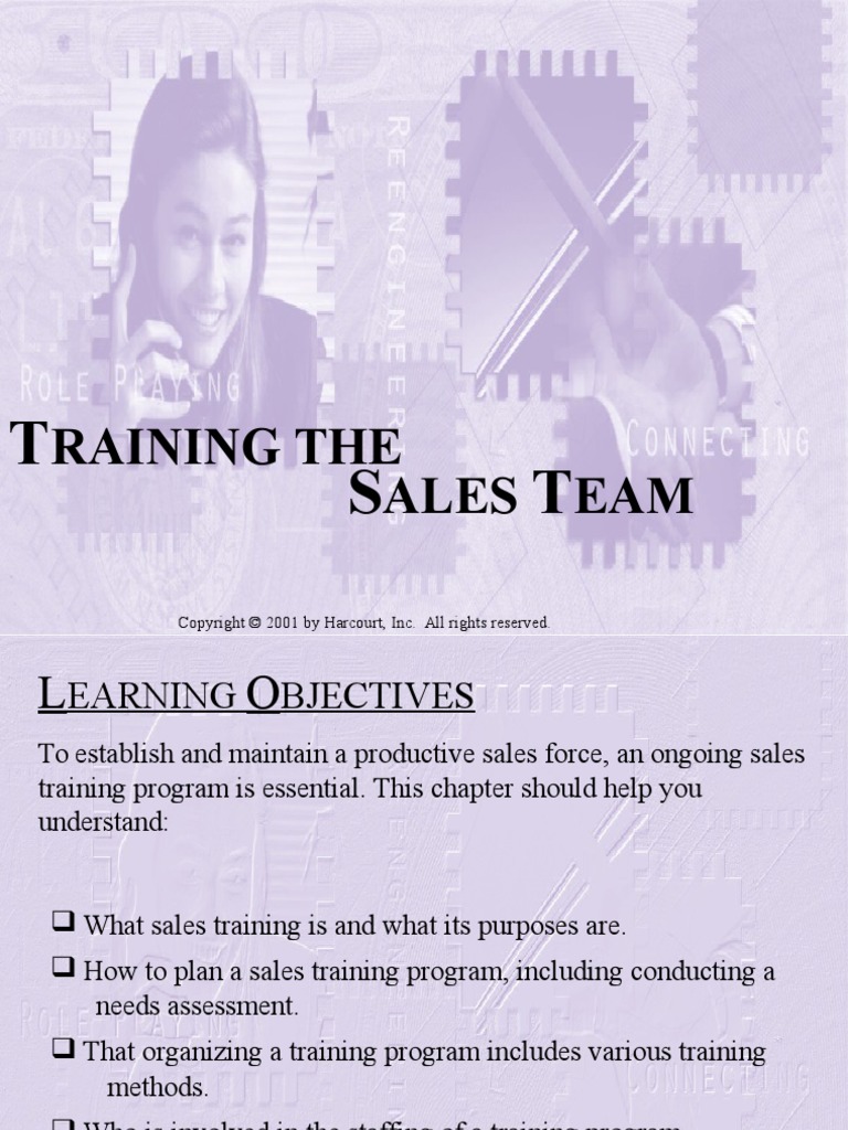 Chapter 10 Training The Sales Teams | PDF | Needs Assessment | Sales