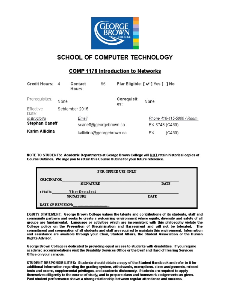 COMP 1176 Introduction To Networks | PDF | Cisco Certifications ...