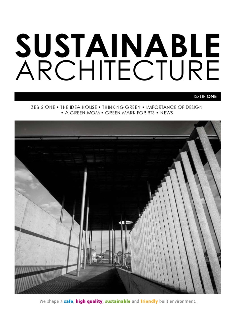Sustainable Architecture: Issue One | PDF | Green Building ...
