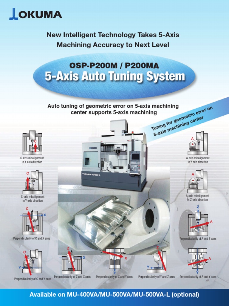 5 Axis Auto Tuning Brochure May2012 | Download Free PDF | Cartesian ...