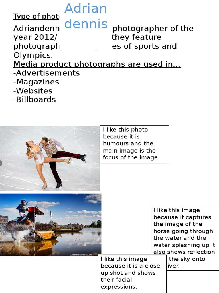 Sports Photography by Adrian Dennis | PDF | Social Science