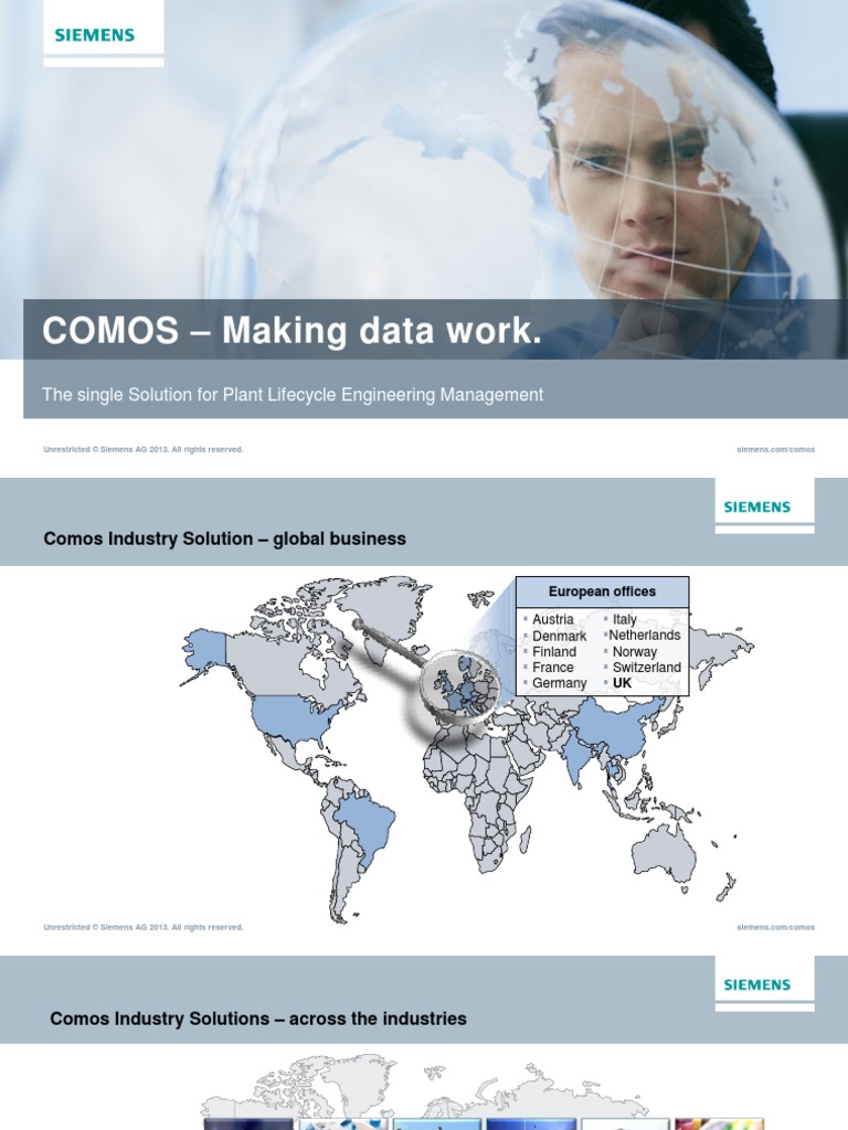 COMOS Presentation & Video + Notes 3jun14 PDF | PDF | Siemens | Engineering