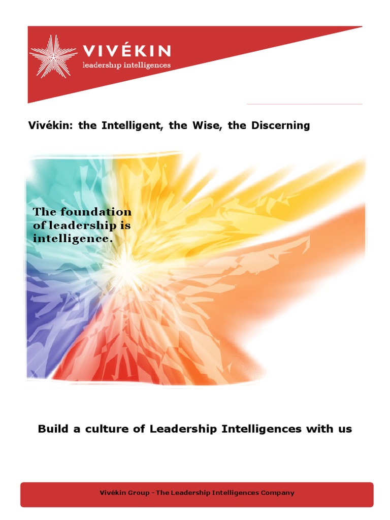 Leadership Intelligences Brochure | PDF | Employee Retention | Intelligence