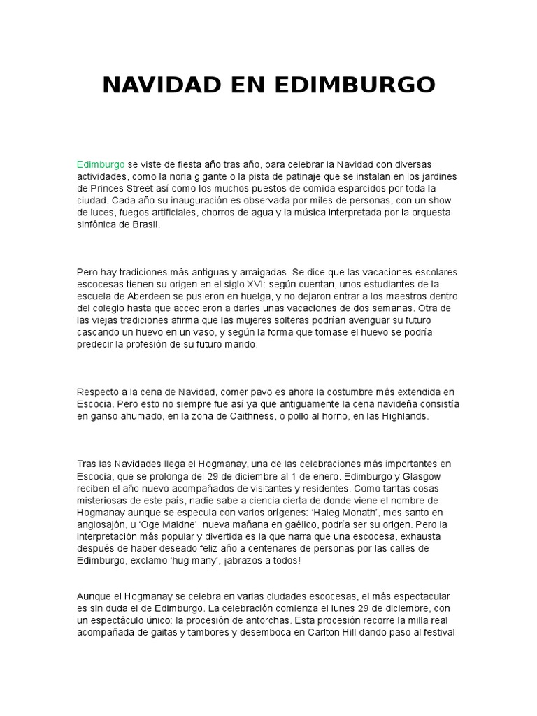 La Navidad en Alemania | PDF | Escocia | Navidad