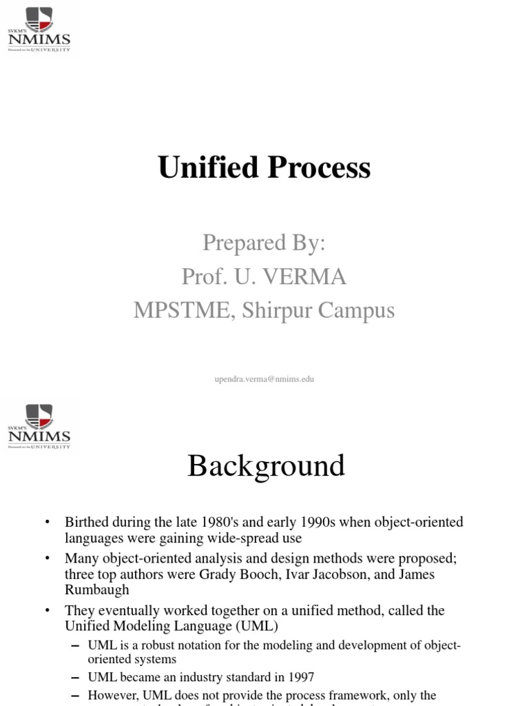 Unified Process Model | PDF | Unified Modeling Language | Information ...