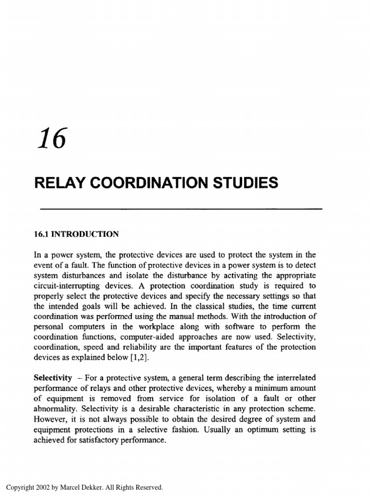 Relay Coordination Studies | PDF | Relay | Fuse (Electrical)