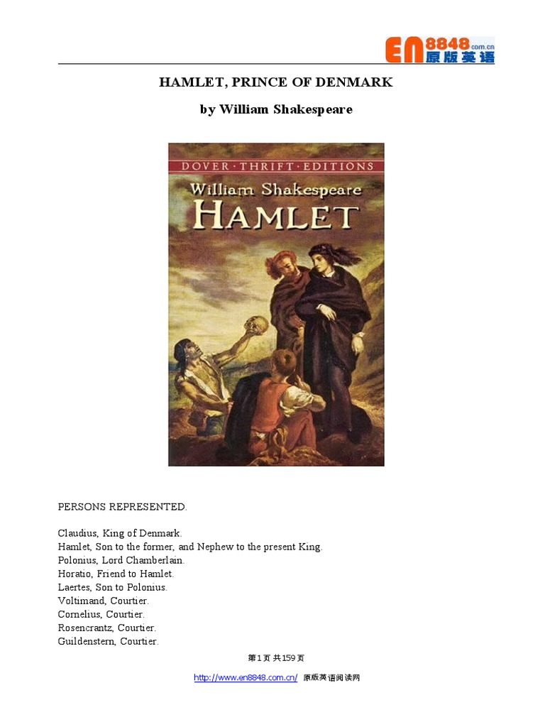 Hamlet: Characters and Opening Scene | PDF | Hamlet | Plays Based On ...