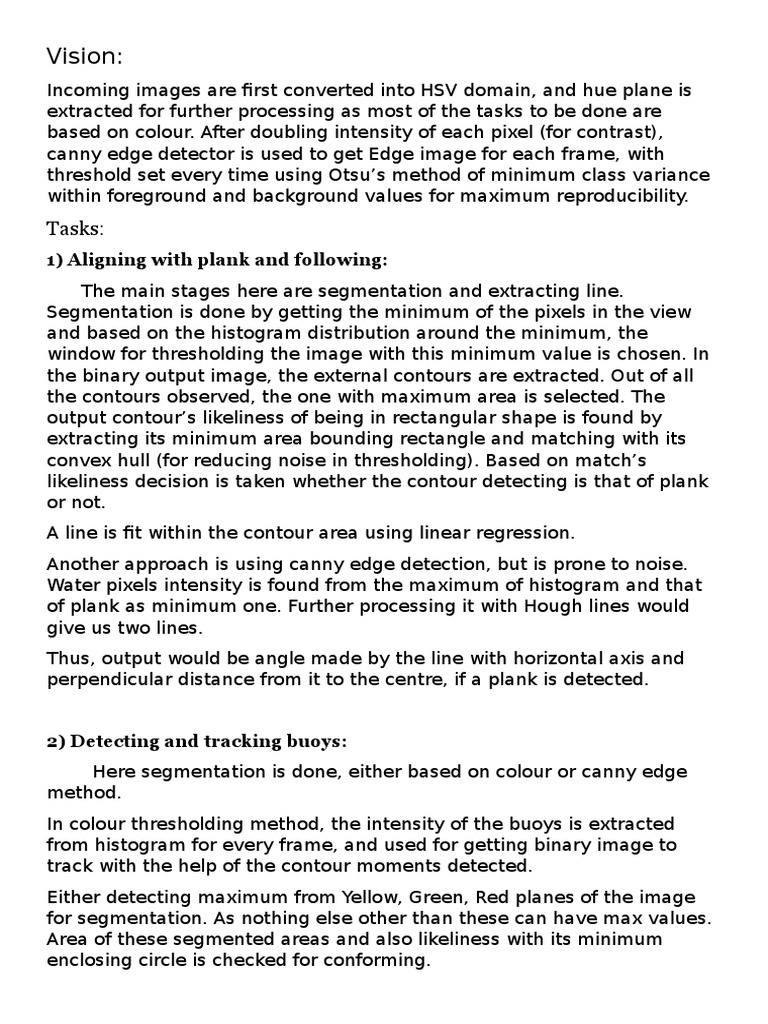 Vision:: Tasks | PDF | Image Segmentation | Scientific Modeling