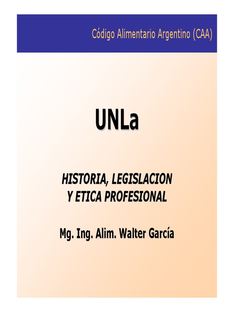 Normas de Rotulado de Alimentos CAA | PDF | Alimentos | Nutrición