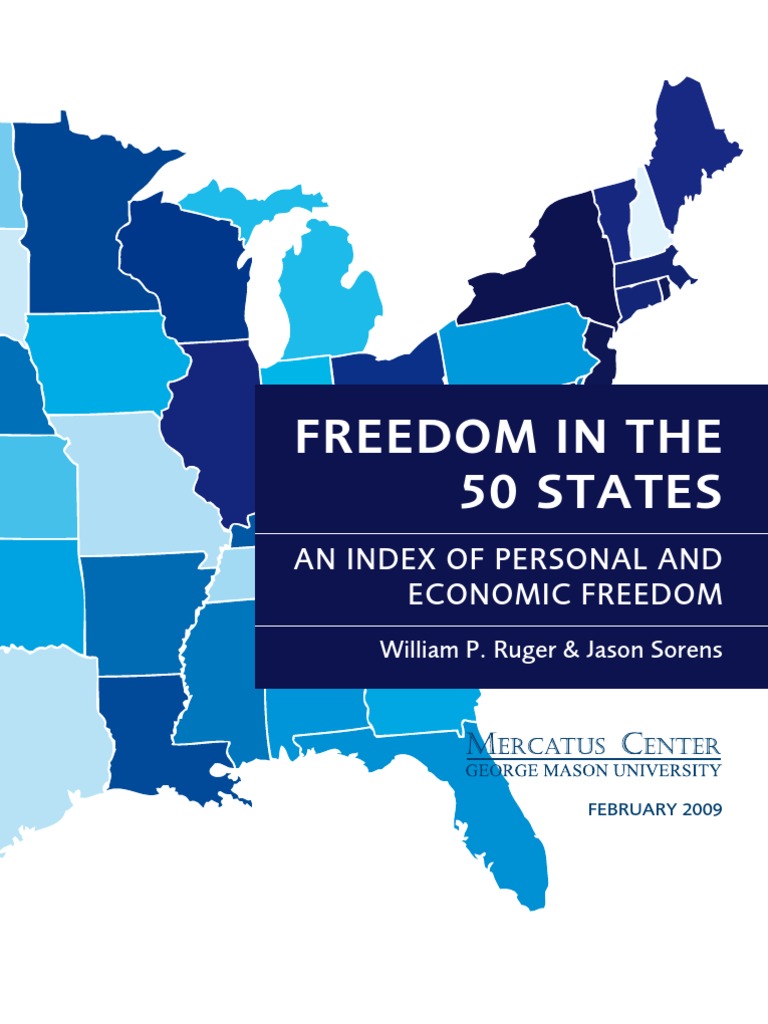 Freedom in The 50 States: Index of Personal and Economic Freedom | PDF ...