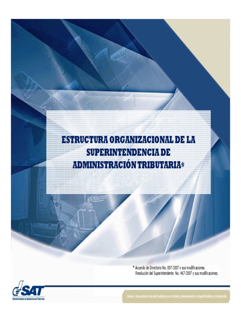 Estructura Organizacional del SAT | PDF | aduana | Competitividad