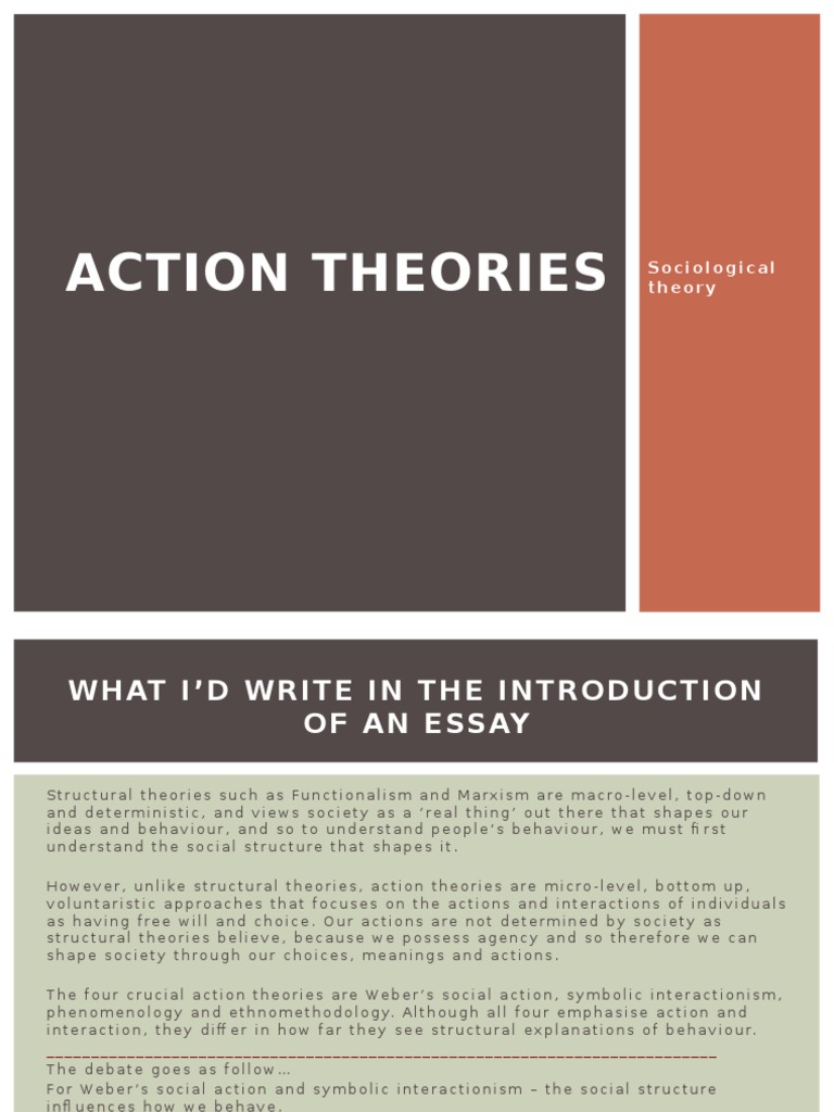 Action Theories | PDF | Interpretation (Philosophy) | Scientific Theories