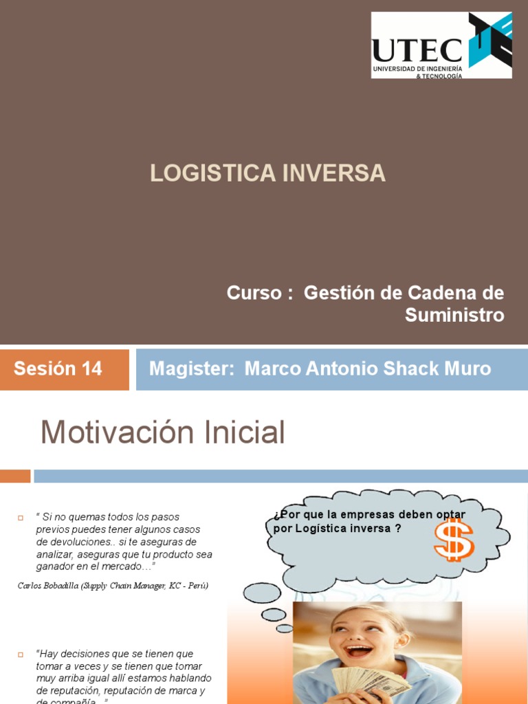 Logistica Inversa | PDF | Logística | Distribución (comercial)