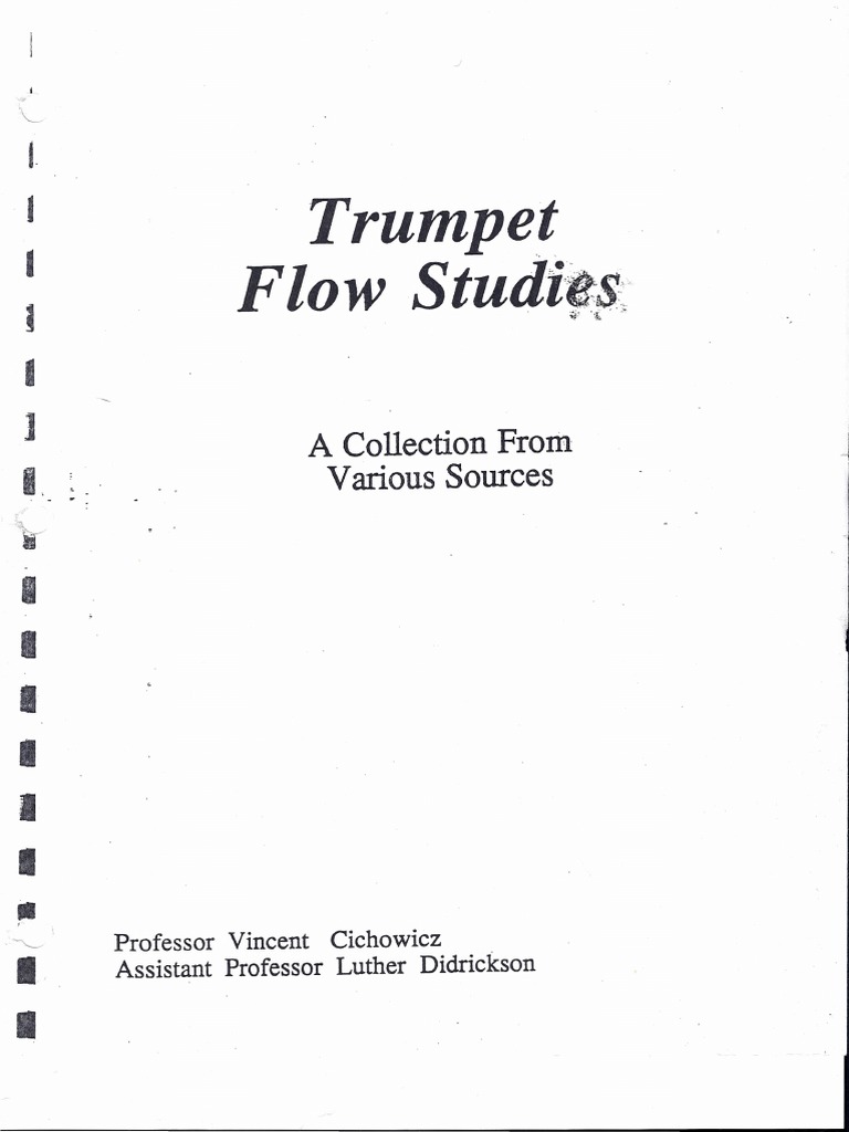 Cichowicz Flow Studies for Trumpet | PDF
