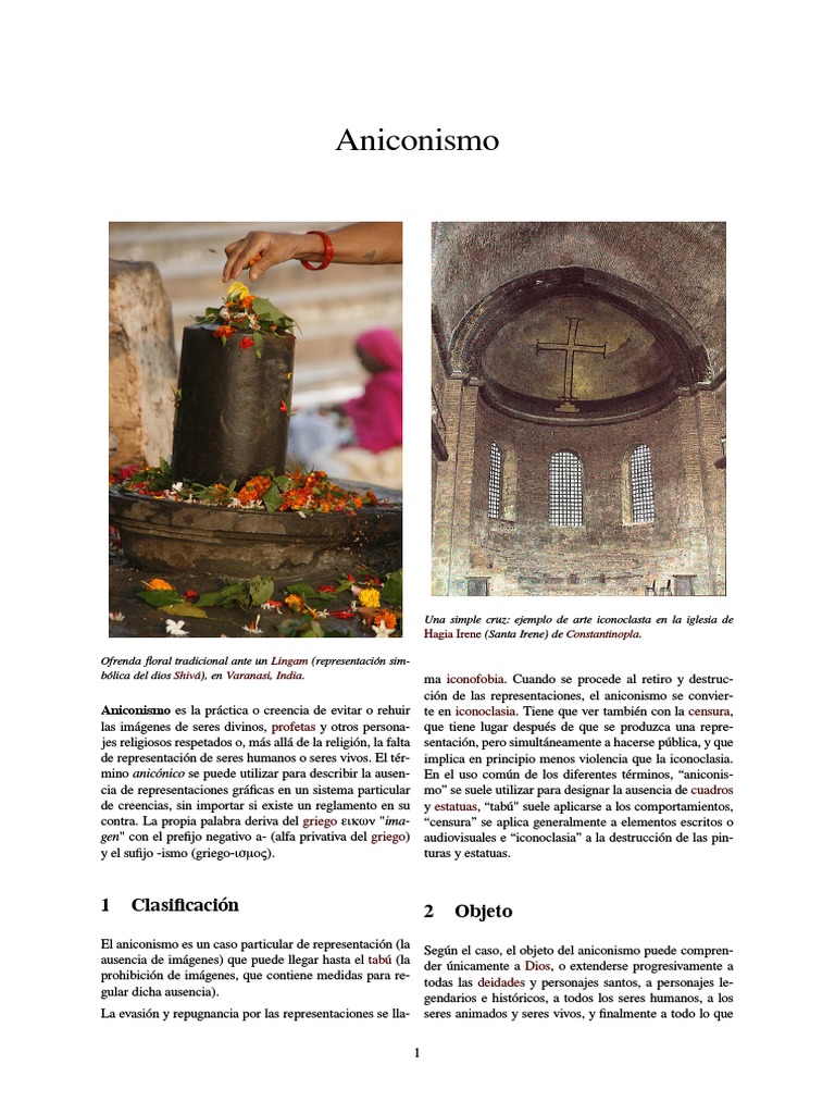 Aniconismo | PDF | Science | Ciencia filosófica