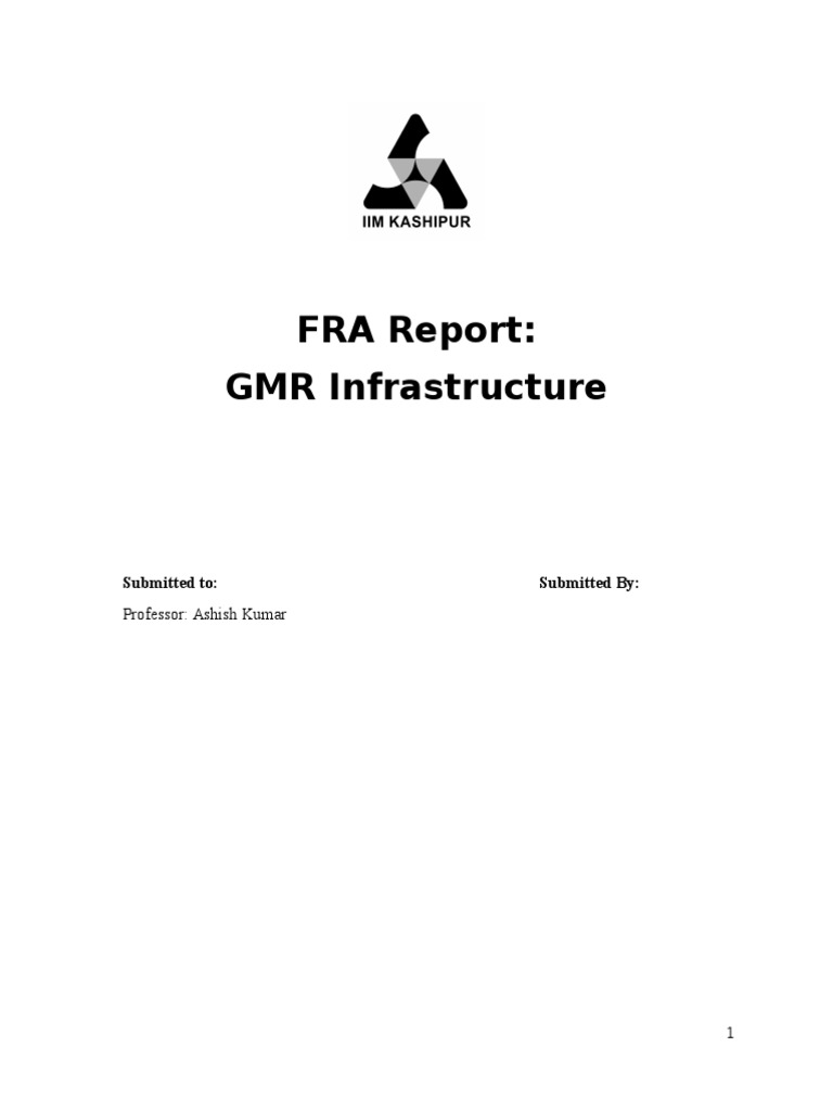 FRA Project Report | PDF | Revenue | Profit (Accounting)