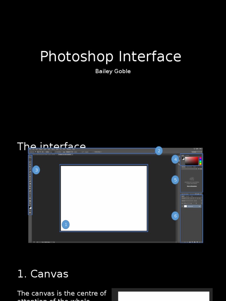 Photoshop Interface Guide | PDF | Computers