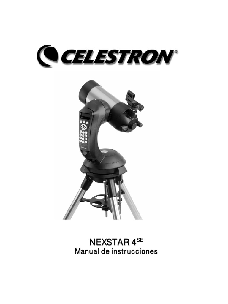 Manual de Instrucciones NexStar 4SE | PDF | Telescopio | Estrellas