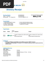 Cebu Pac Official Receipt PDF | PDF | Receipt | Service Industries