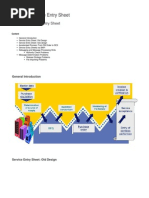 Service Entry Sheet Tables | PDF