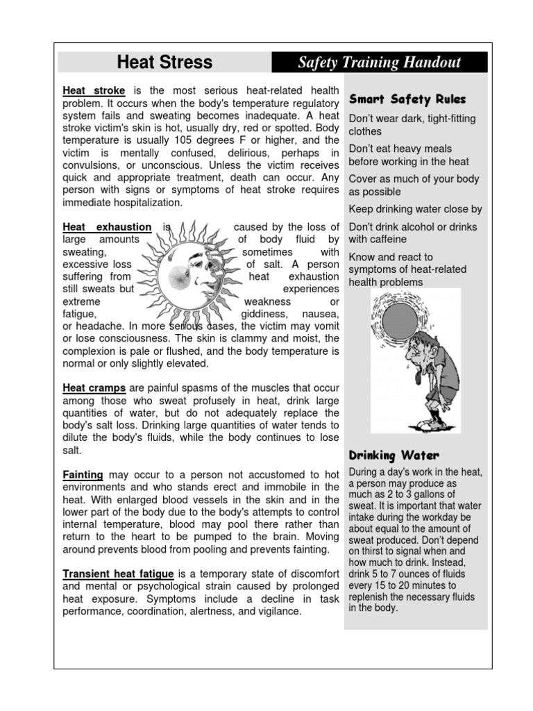 Heat Stress | PDF | Hyperthermia | Fatigue (Medical)