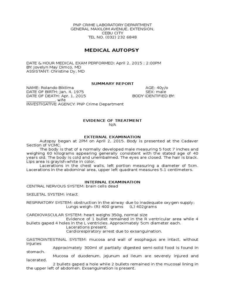 Medical Autopsy | Autopsy | Abdomen