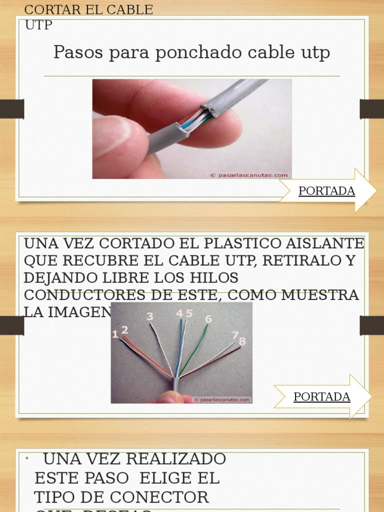 Que Es Ponchar Un Cable Utp - slingo