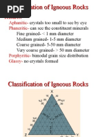 Igneous Rock Identification Guide | PDF