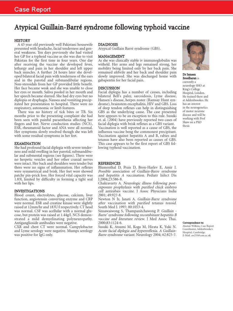 GBS Case Study | PDF | Immunology | Medical Specialties