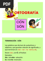 Palabras Terminadas en Ción, Sión, Xión y Cción | PDF | Artes del ...
