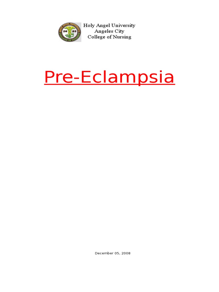 Case Study Pre-Eclampsia | PDF | Constipation | Pregnancy
