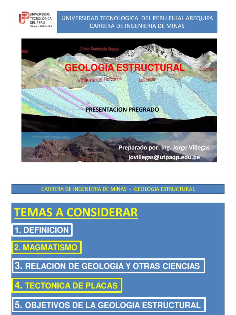 Geología Estructural en Ingeniería de Minas | PDF | Geología | Roca ...